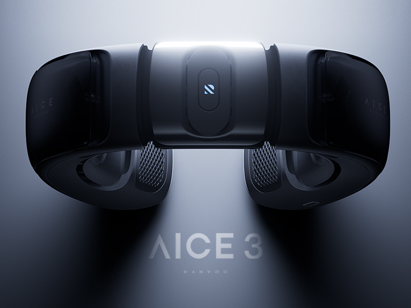 Ranvoo Aice3挂脖空调项目三维节选_夜桃-站酷ZCOOL