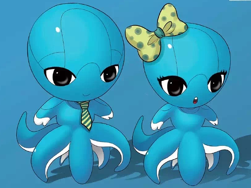 八爪网络IP形象设计--八小爪_Mix_D-站酷ZCOOL