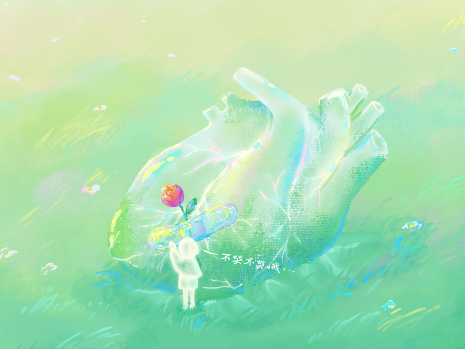 世界以痛吻我，而我……_韩子萧-站酷ZCOOL