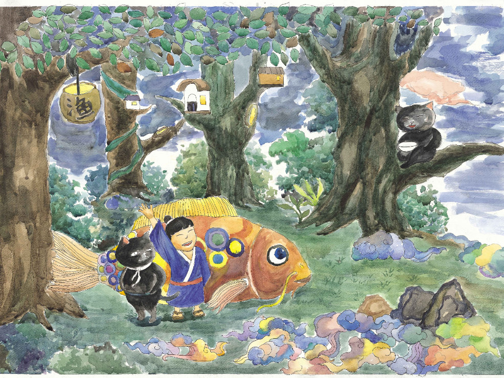 水彩插画_明爷Lee、-站酷ZCOOL