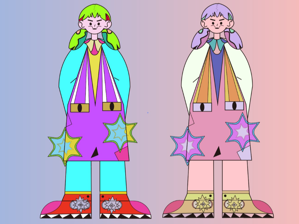 扁平人物_Z571362957-站酷ZCOOL