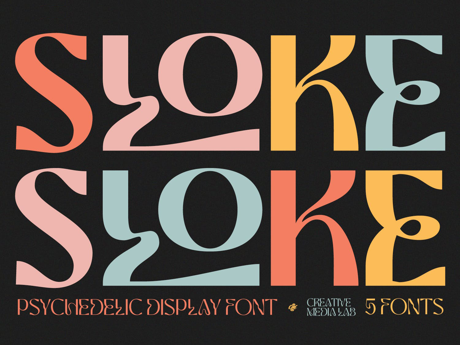 Sloke - Psychedelic Font_最西文集-站酷ZCOOL