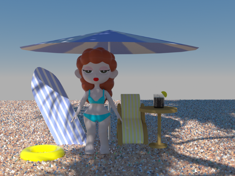 潮玩IP|KiKi|和KiKi一起看海_日斤_-站酷ZCOOL