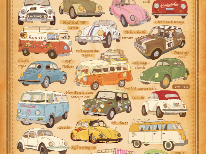 近期画的一些拼图_椿鹭-站酷ZCOOL