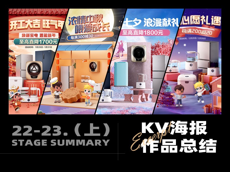 京东x天猫 I 海尔KV海报合集_ZY朝阳-站酷ZCOOL