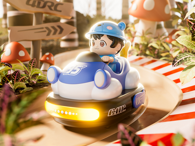 卡丁碰碰车玩具详情页_kktx-站酷ZCOOL