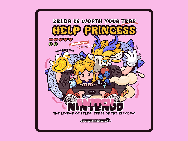 White Dragon - Zelda_Guji9uj1-站酷ZCOOL