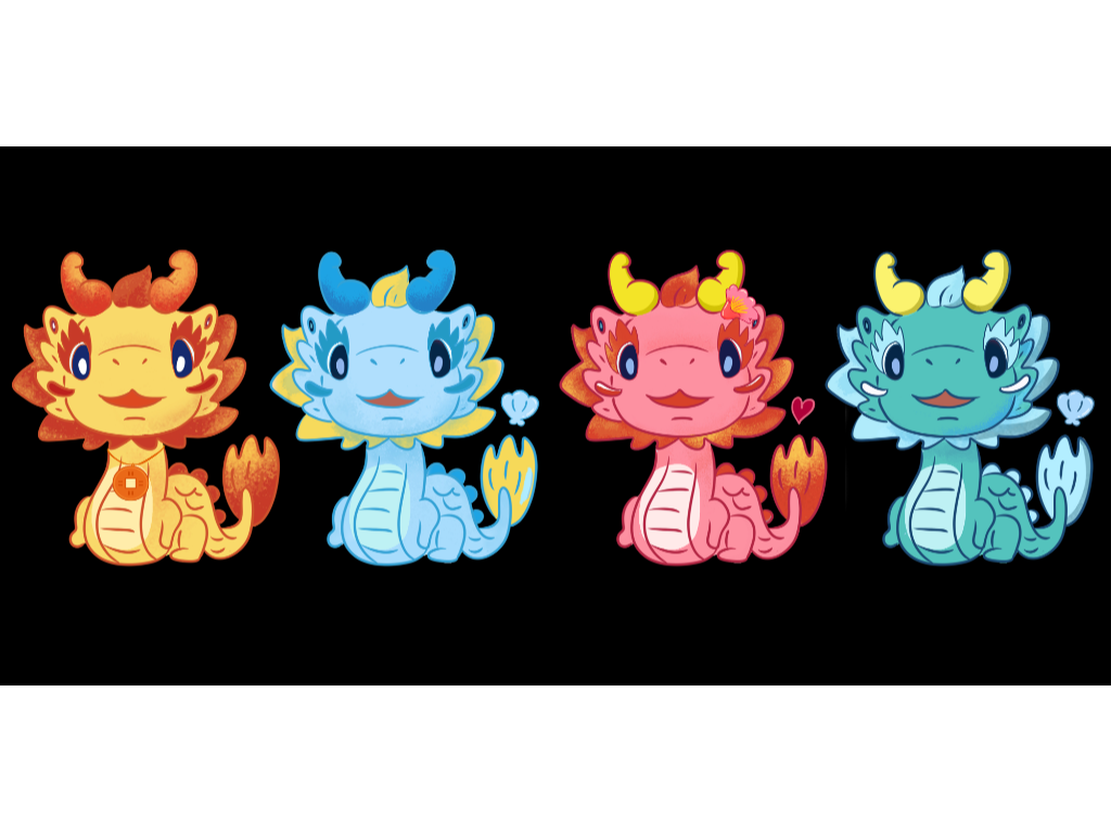 龙IP设计_YU鱼子-站酷ZCOOL