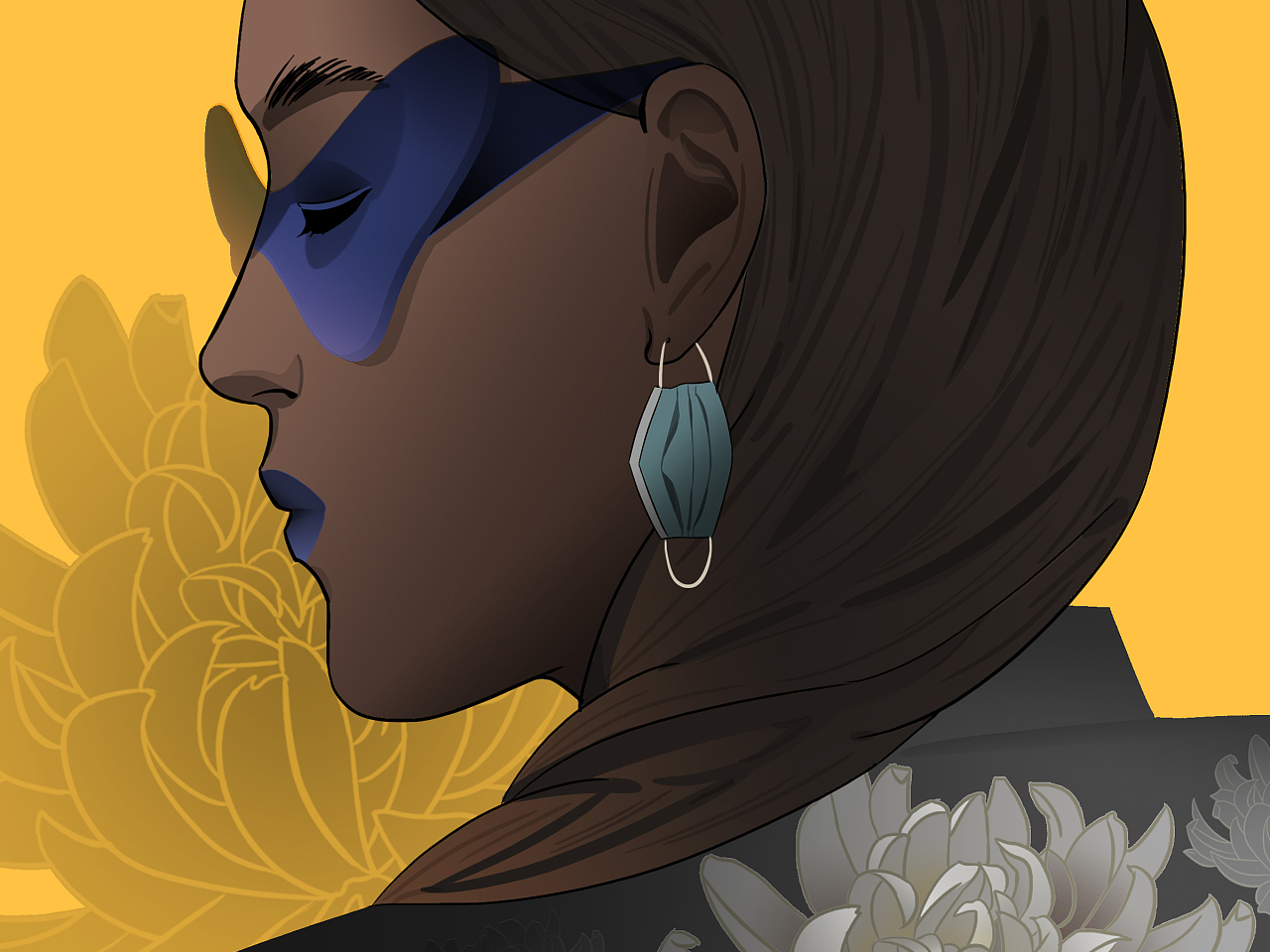 人物封面插画_Zoi左伊-站酷ZCOOL