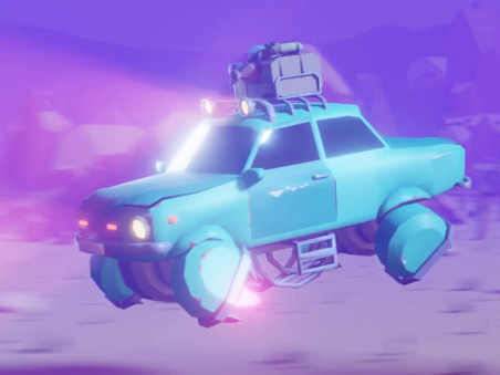 小蓝车之出师不利-哈哈_黑羊_LYY-站酷ZCOOL