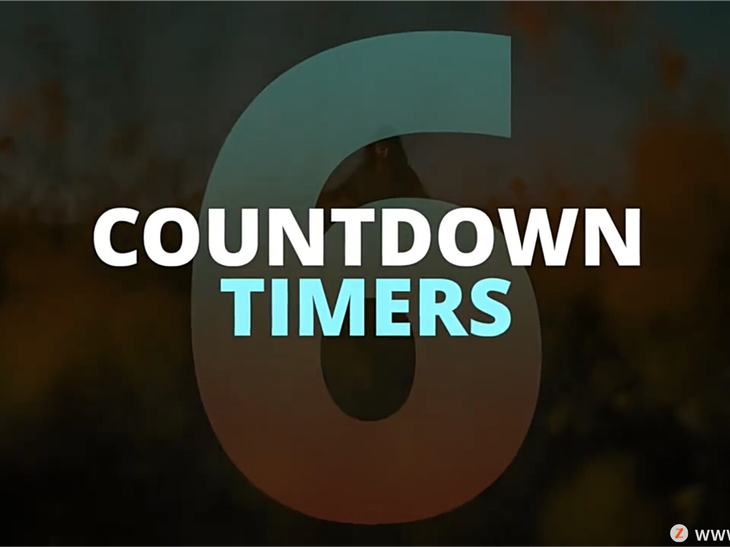FCPX插件：6组图形数字倒计时动画Countdown Timer Toolkit_醉舞千年杯莫停-站酷ZCOOL