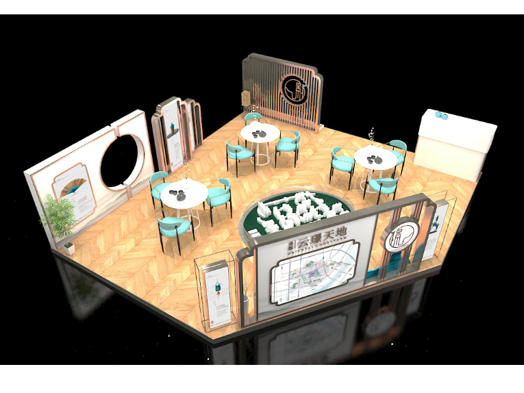 卓辉地产展厅设计_晓众品牌全案设计-站酷ZCOOL