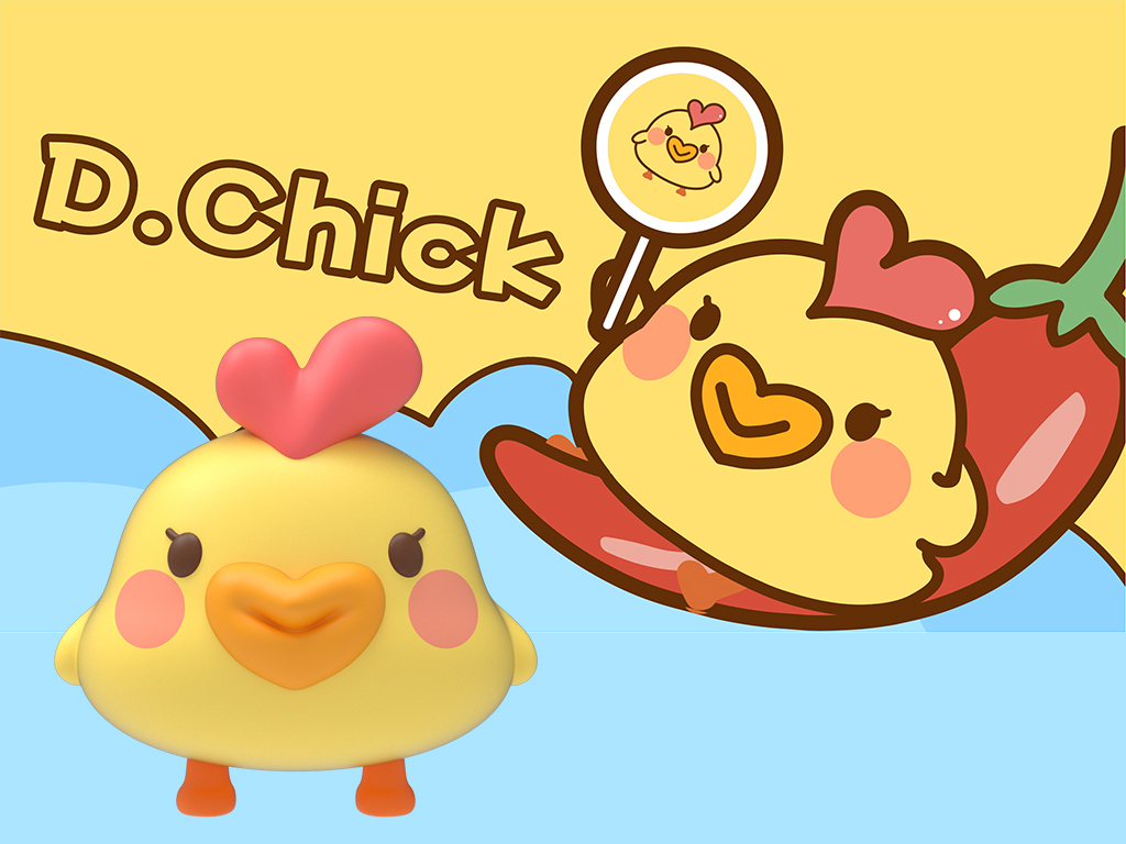 D.Chick小黄鸡（鸡年超级IP）_南孔徐明潮流IP-站酷ZCOOL