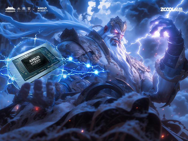 雷公之力，AMD之芯_粉红河马-站酷ZCOOL