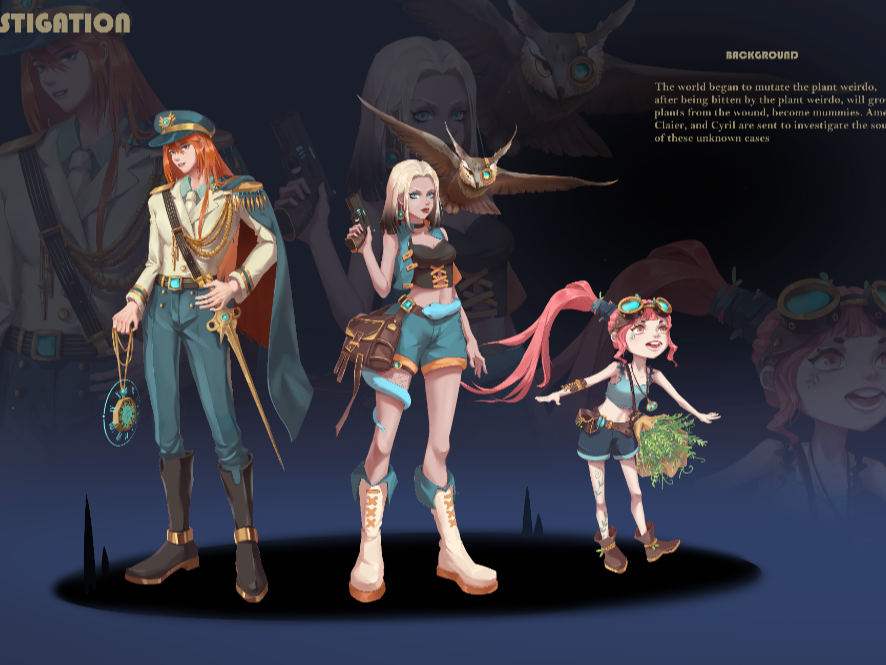 游戏角色原画设计_Z04114840-站酷ZCOOL