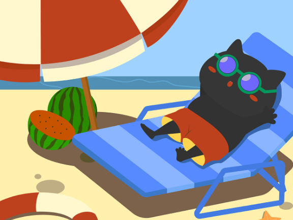 运营插画｜消暑小妙招_布吧嗒Bubarda-站酷ZCOOL