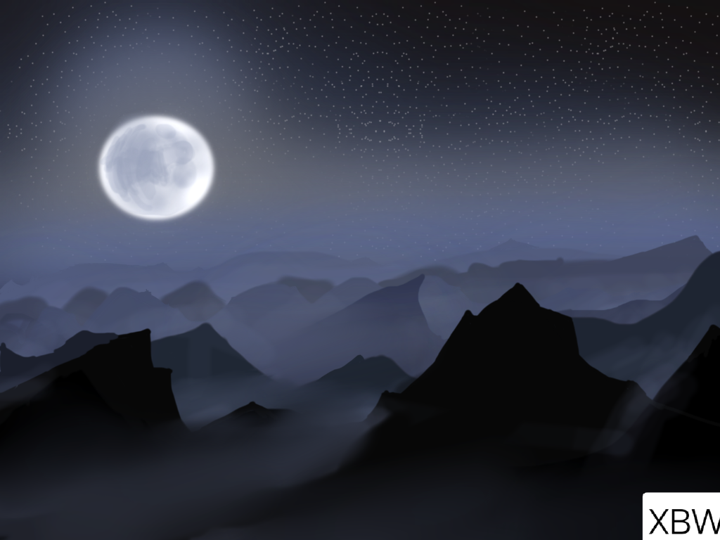 月夜_蔚包子-站酷ZCOOL