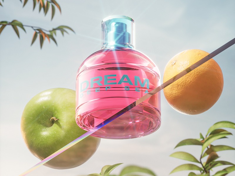 香水渲染（3）_毕加火视觉-站酷ZCOOL