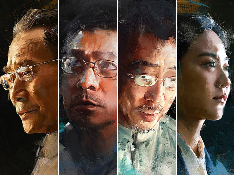 《流浪地球2》肖像绘_依恒CG-站酷ZCOOL