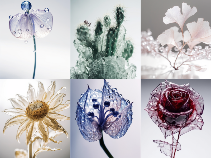 水珠玻璃花_Nora诺拉小姐-站酷ZCOOL