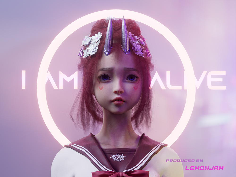 DAZ人物OC渲染_lemonjam-站酷ZCOOL