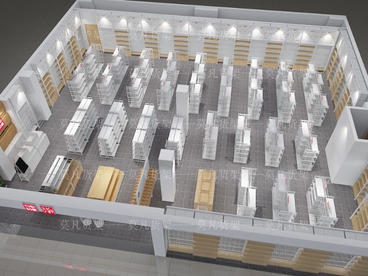 名创优品货架展厅可看-莫凡货架接受定做_莫凡2580-站酷ZCOOL