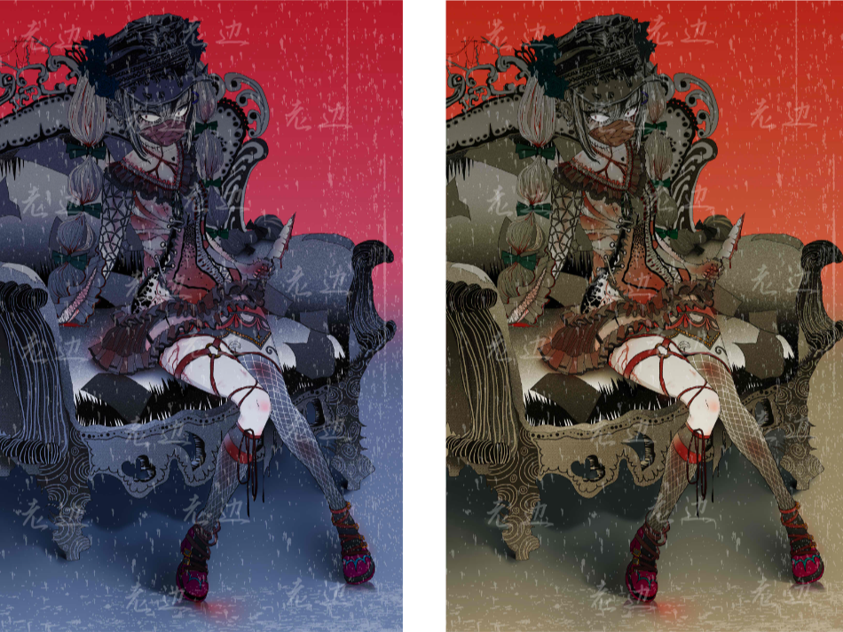 OC约稿《慧野折子》_老边胶泥座人-站酷ZCOOL