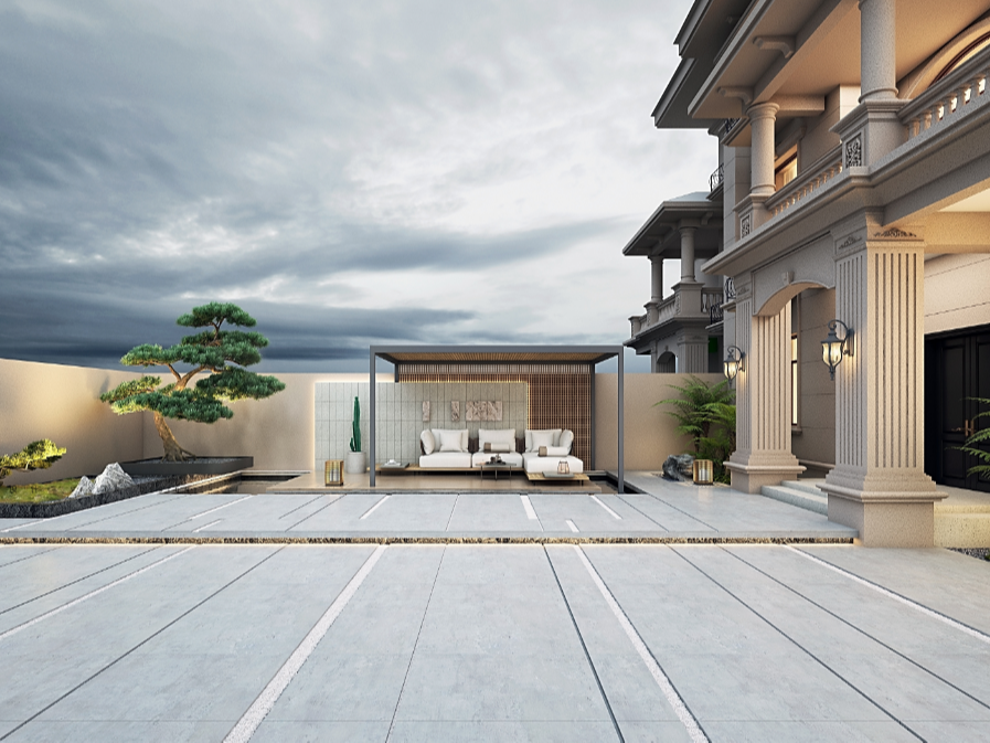 室外~别墅~庭院 _cy橙橙子-站酷ZCOOL