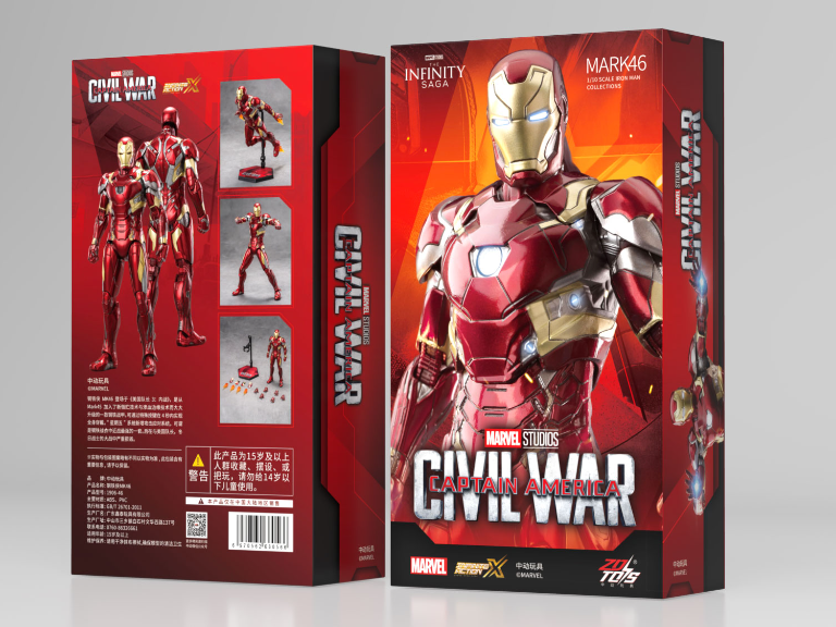 IRON MAN MK45 46包装设计_罗叔叔LWD-站酷ZCOOL