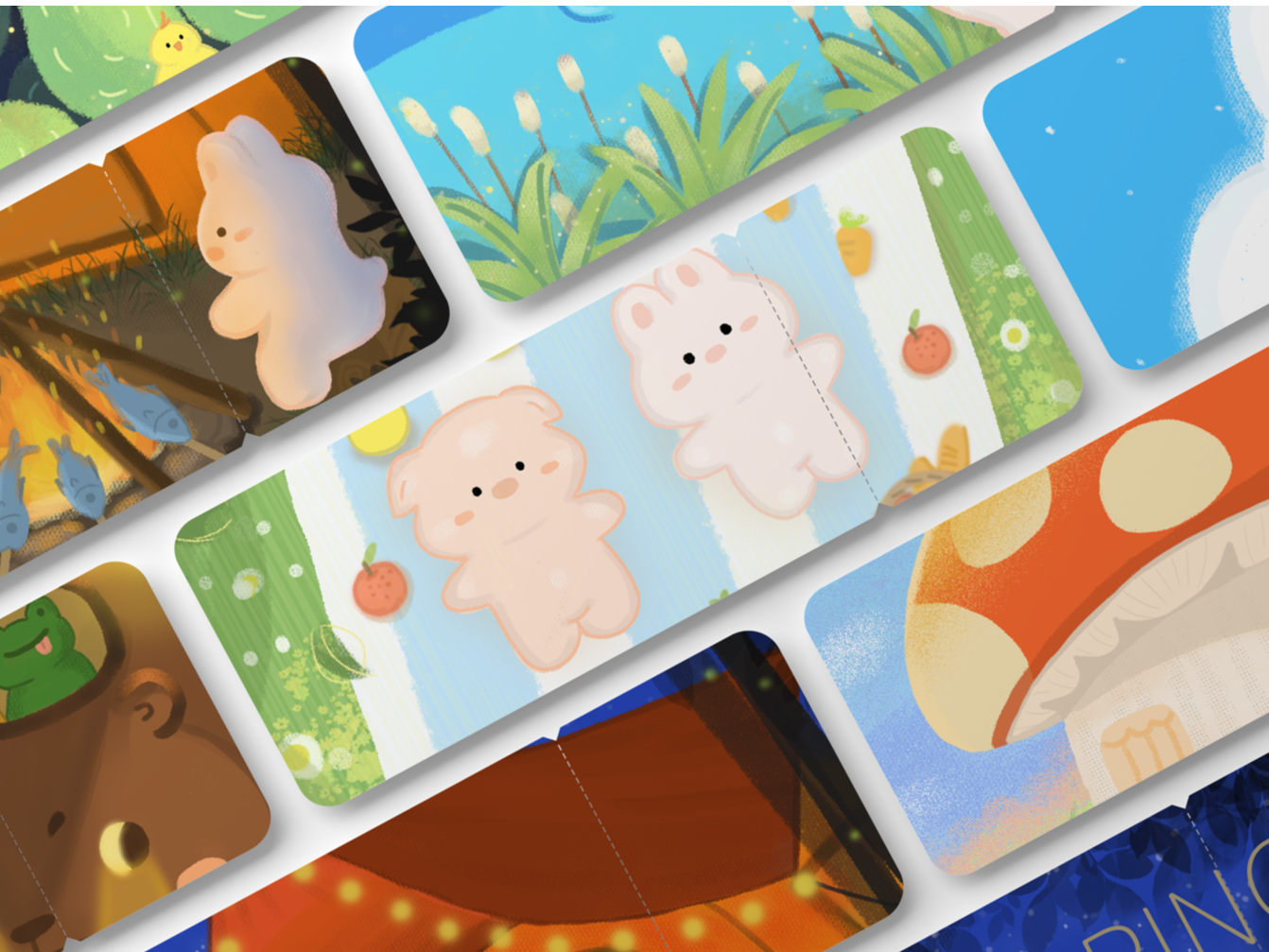 第三周总结 #y园糖插画打卡21天 day21_桃肉丝Doris-站酷ZCOOL