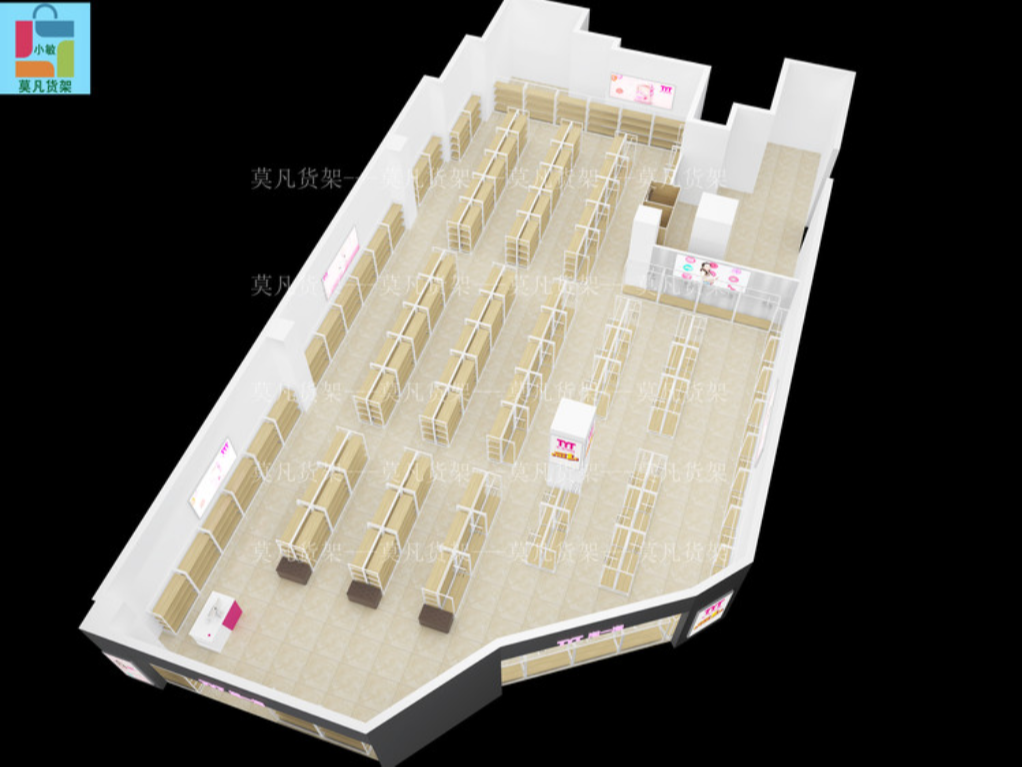 新余打造设计小精品店货架-莫凡货架价格咨询_莫凡2580-站酷ZCOOL
