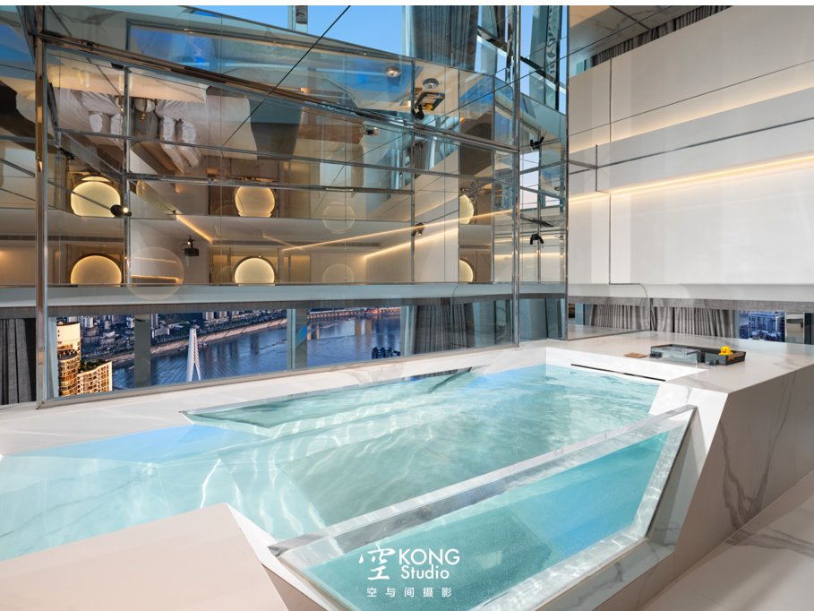 酒店空间摄影 ：重庆ISEYA高空浮云酒店 客房NO.1_空与间摄影-站酷ZCOOL