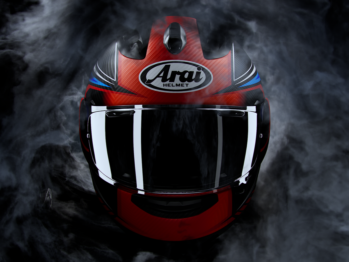 Arai HELMET 头盔渲染_西道主-站酷ZCOOL