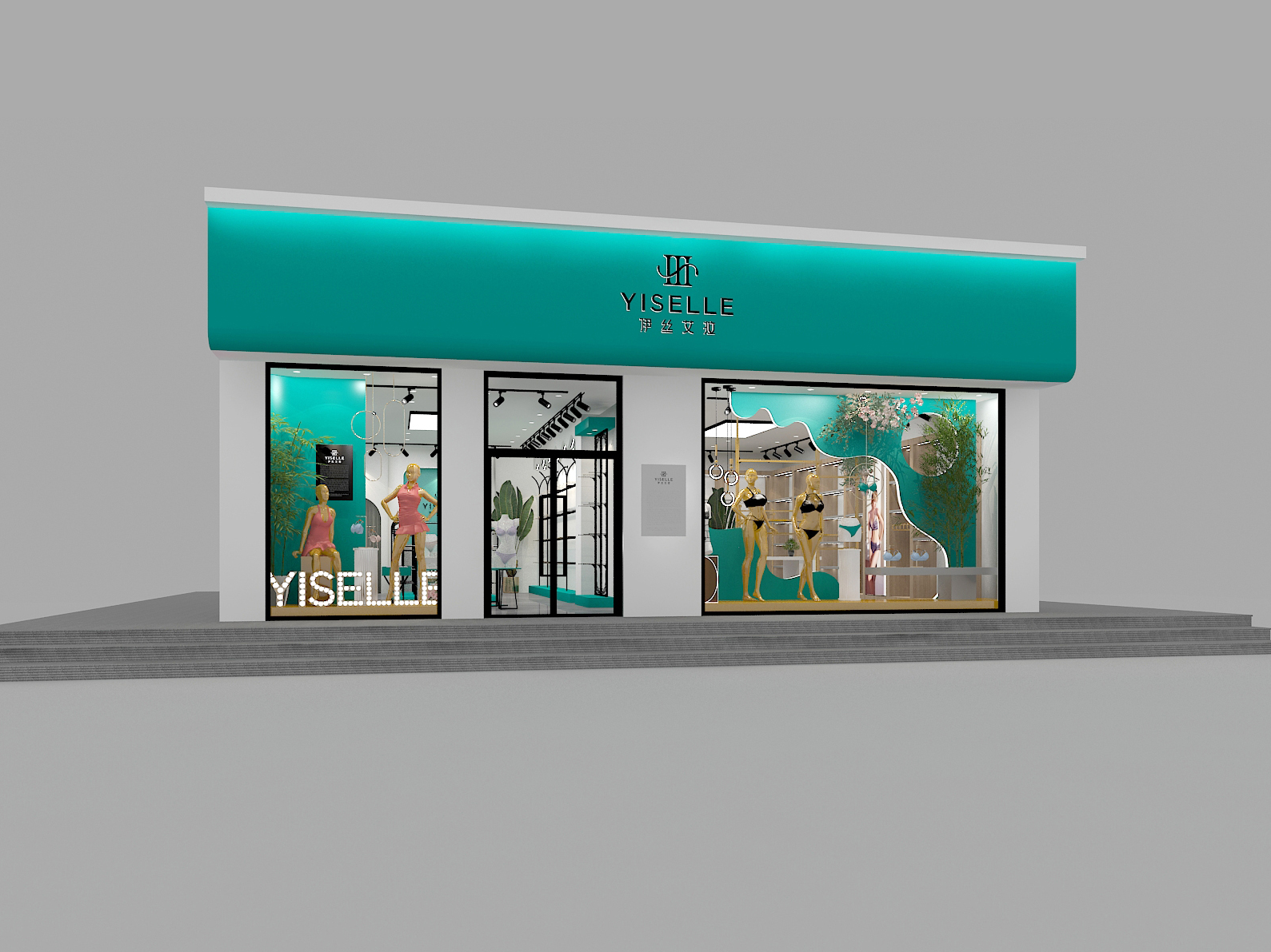 某内衣店の三套设计方案_鱼翅哥-站酷ZCOOL