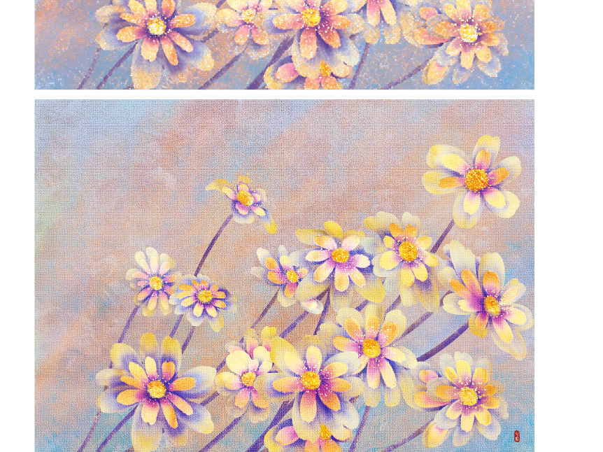 质感小菊花束_寂阳JIYANG-站酷ZCOOL