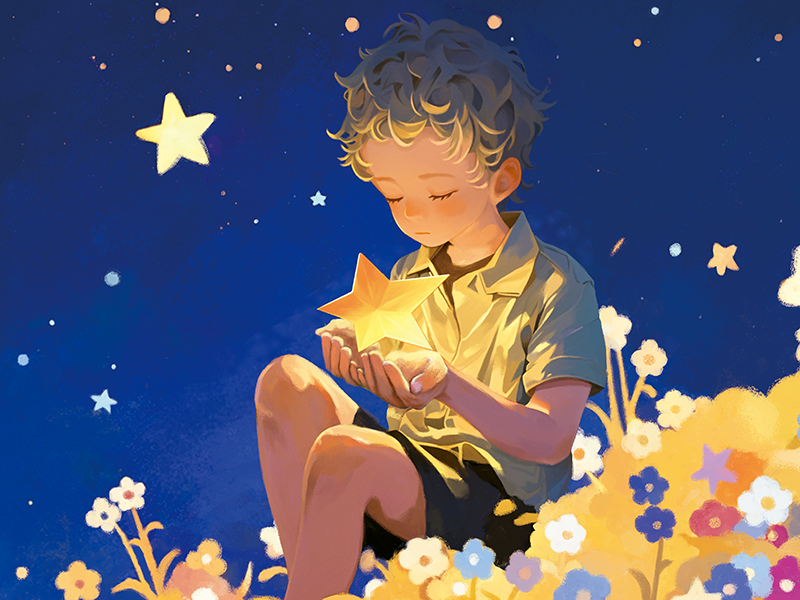 星梦——与星星对画_郭_Joy-站酷ZCOOL