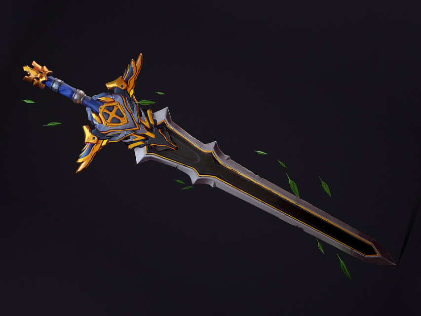 Maya-武器大剑模型制作教程。maya建模基础教程_Alan安澜-站酷ZCOOL