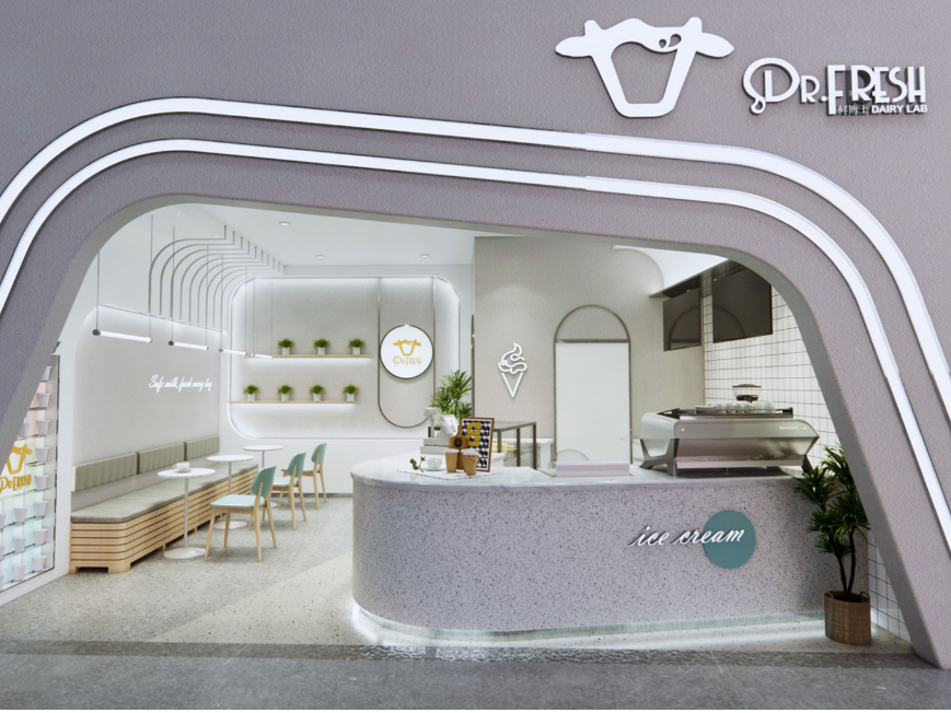 鲜博士 | 奶茶店_SURP_DESIGN-站酷ZCOOL