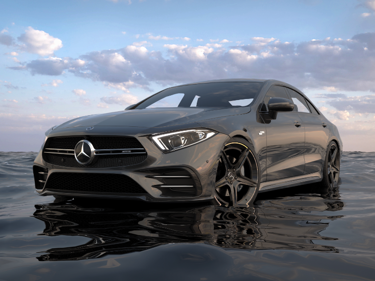 梅赛德斯奔驰 AMG CLS 53 | keyshot渲染_kengluo-站酷ZCOOL