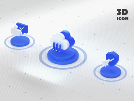 2.5d+3d图标设计_BoomBoomCat-站酷ZCOOL