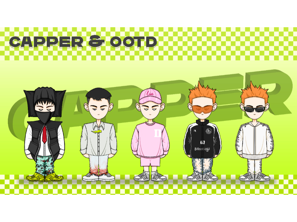 卡通人物插画IP形象设计|CAPPER OOTD_LaNuitin-站酷ZCOOL