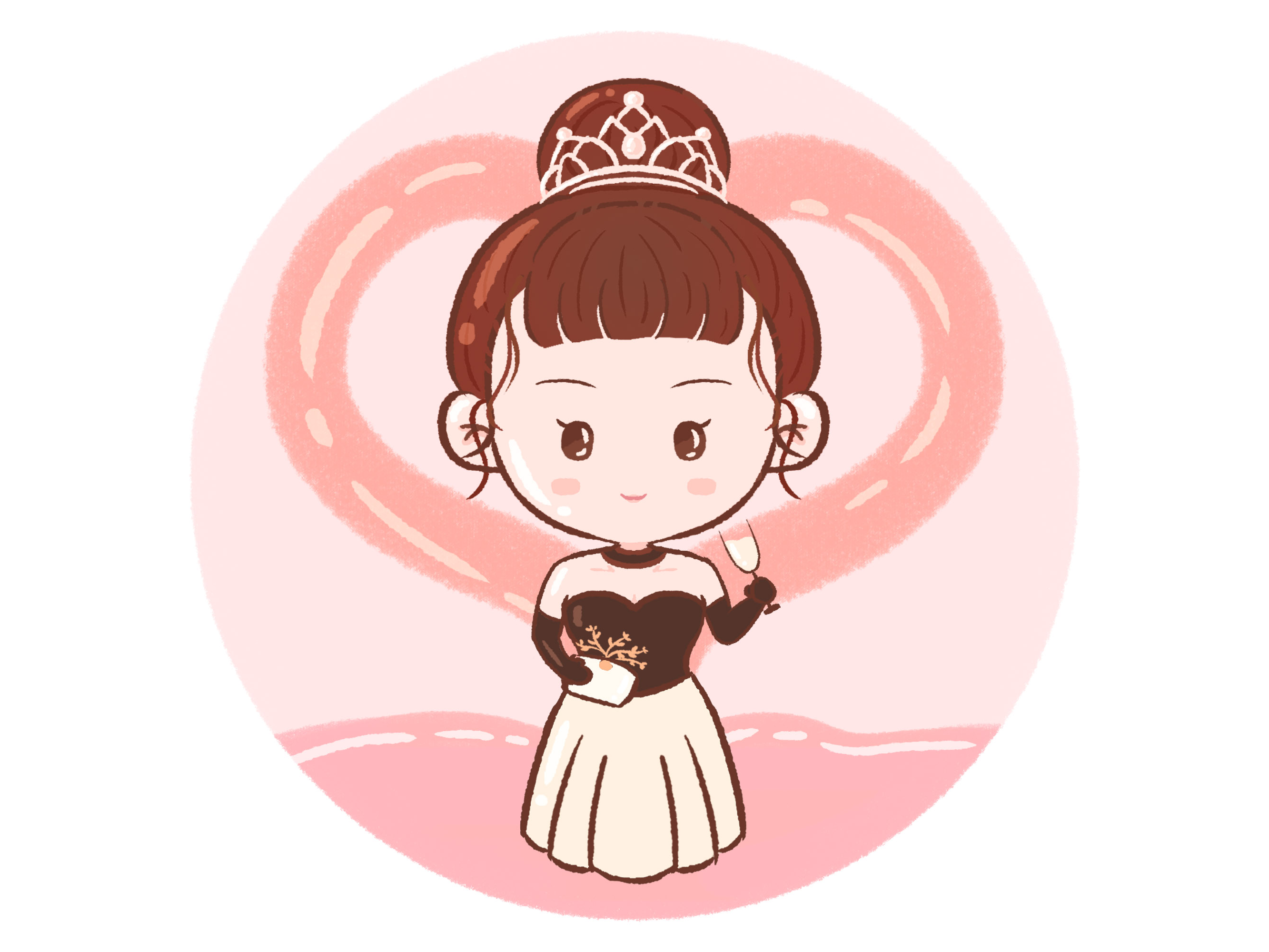 板绘人物-Q版头像_隐舟YiiZ-站酷ZCOOL