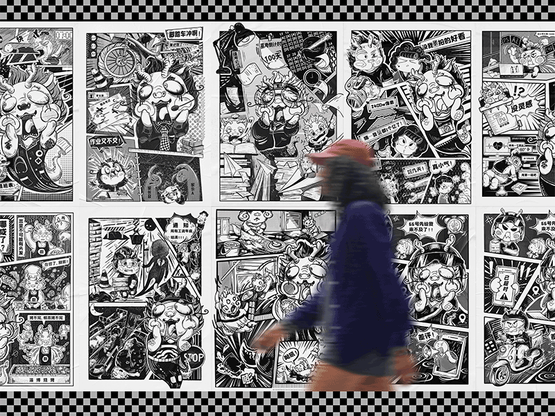 世界名画入围奖---《社畜的呐喊》_Shawn李-站酷ZCOOL