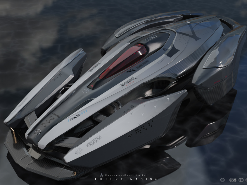 Mercedes-Benz flying car_九驎-站酷ZCOOL