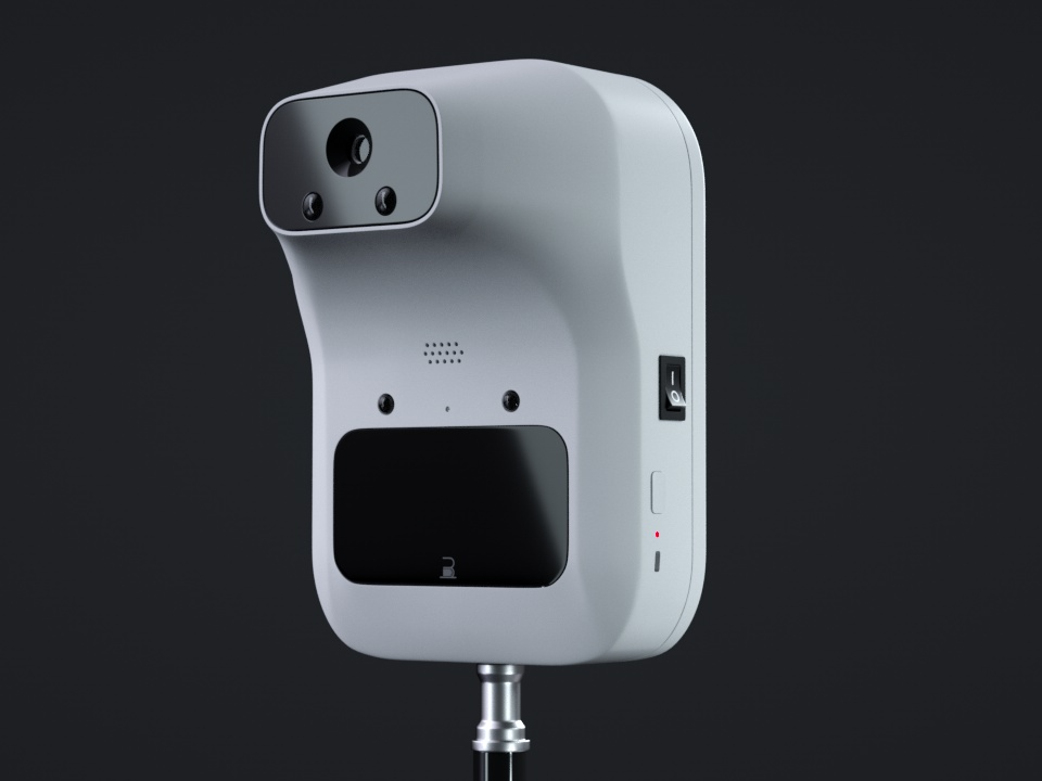 C4D日常建模练习 #02：体温探测器_三D五-站酷ZCOOL