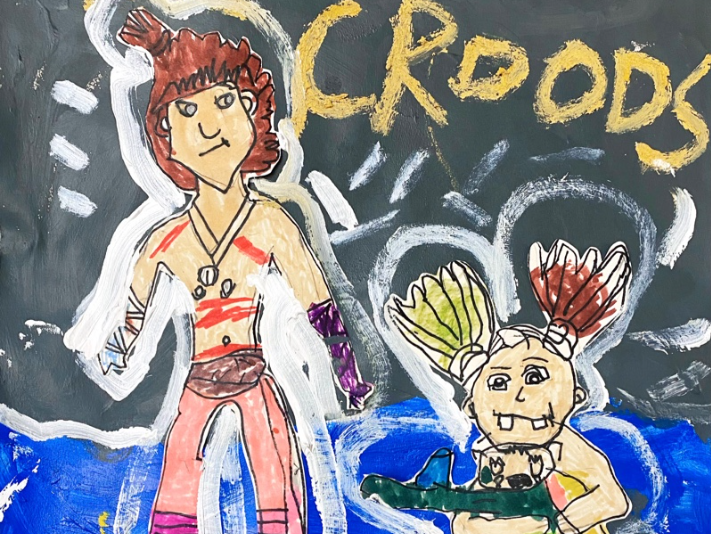 疯狂原始人_Laughing_格-站酷ZCOOL