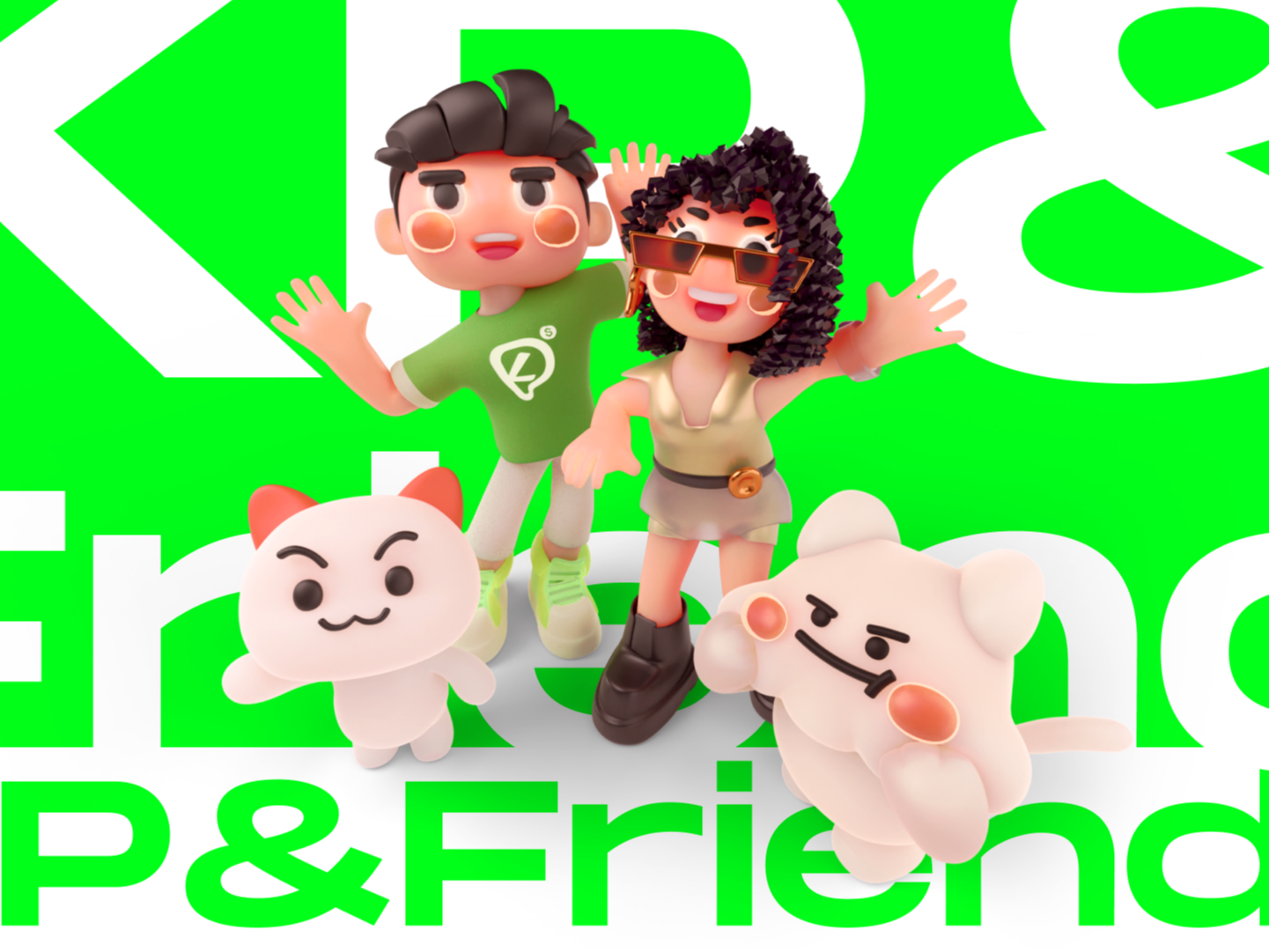 KP&Friends KP品牌IP形象设计 合集_夜猫的小鱼肝-站酷ZCOOL