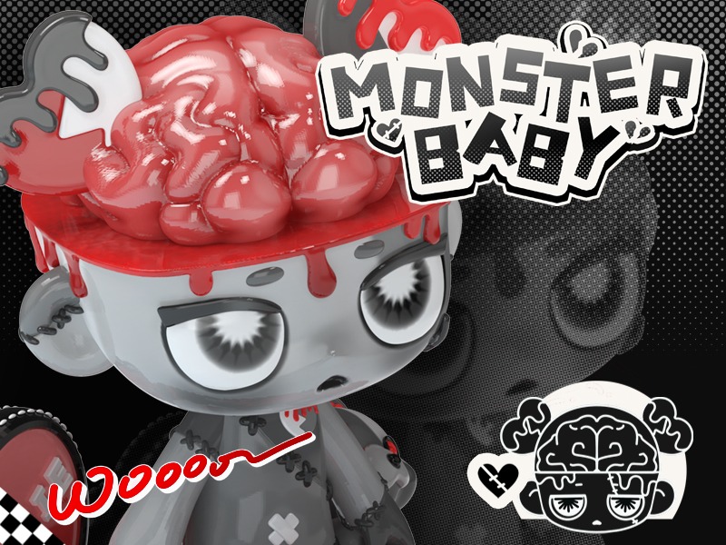 ip设计—monster baby_ZASSS-站酷ZCOOL