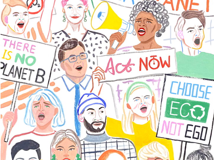 环保主题插画 | 环境保护刻不容缓！_Ruru插画-站酷ZCOOL