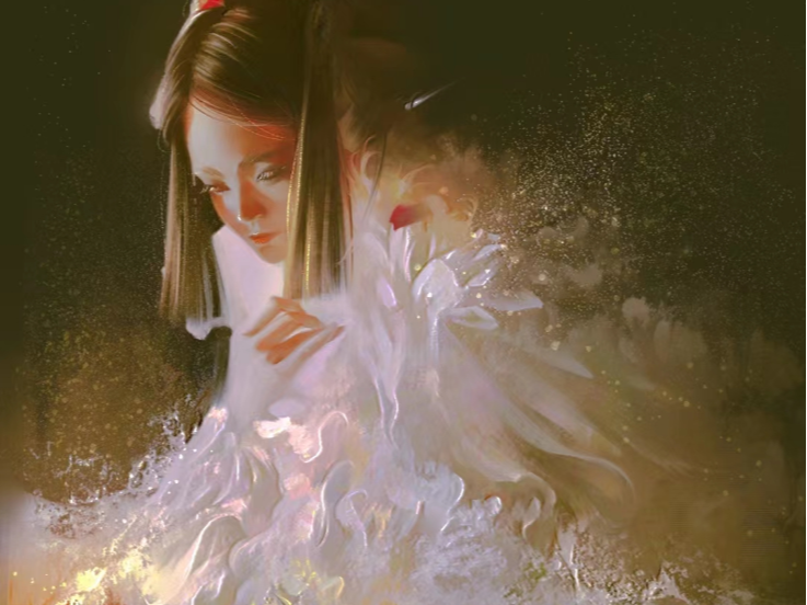 落花_狄蓝GIKI-站酷ZCOOL